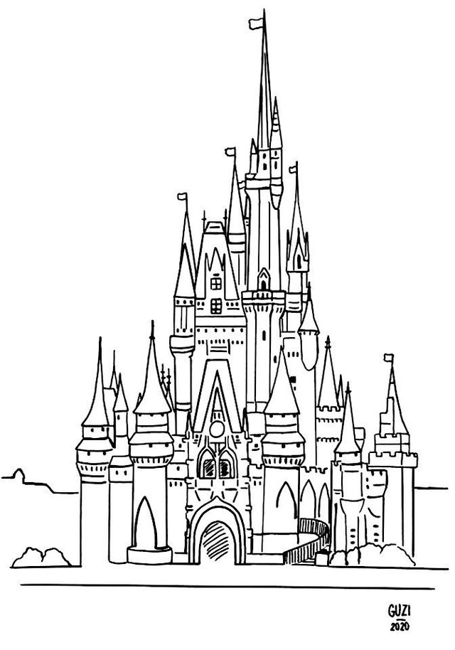 Castelo da Disney - Comprar em GUZIARTE