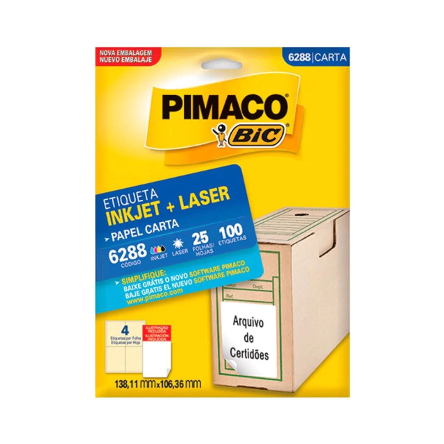 ETIQUETA PIMACO 6288 - PIMACO