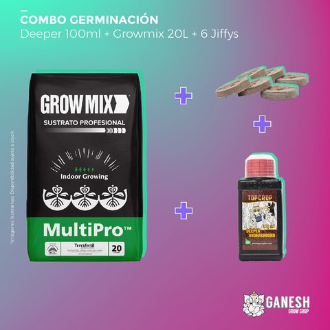 Combo Grow Mix - Germinación - Ganesh Grow Shop