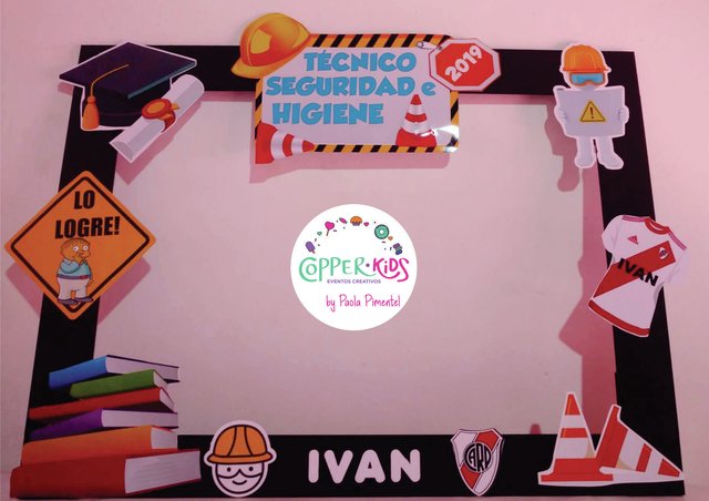 Marco Selfie Seguridad e Higiene - Copper Kids