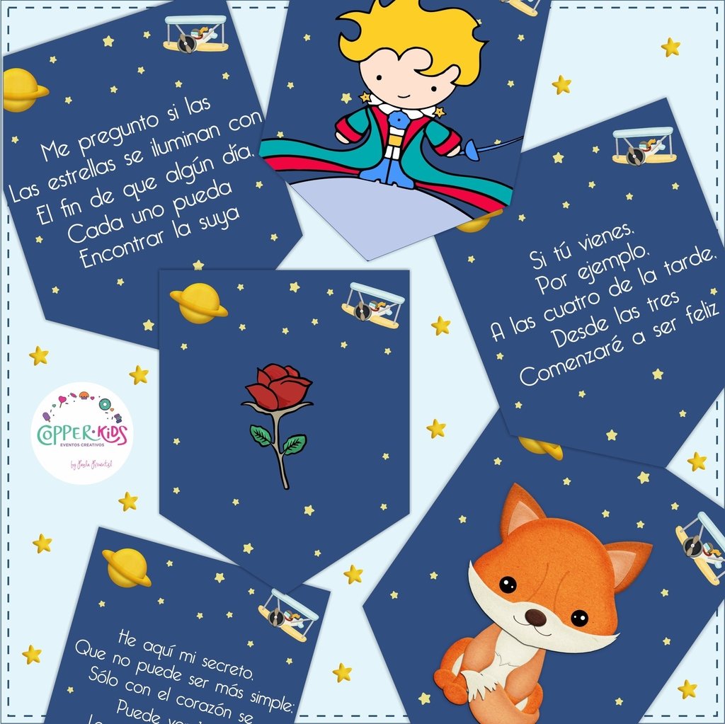 Kit Imprimible El Principito - Comprar en Copper Kids