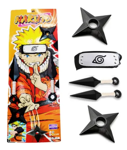 KIT NARUTO 5 PIEZAS - Comprar en Juguetería Aladino