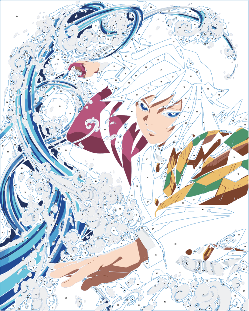 Demon Slayer: Tomioka - Pintura por números!