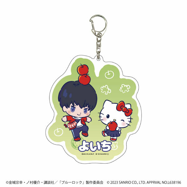 Deka Acrylic Keychain Bluelock x Sanrio Characters 01/ Yoichi Isagi x ...