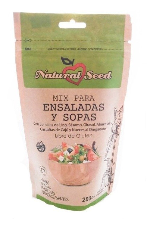 Mix de Semillas ensalada y sopa Natural Seed Sin TACC