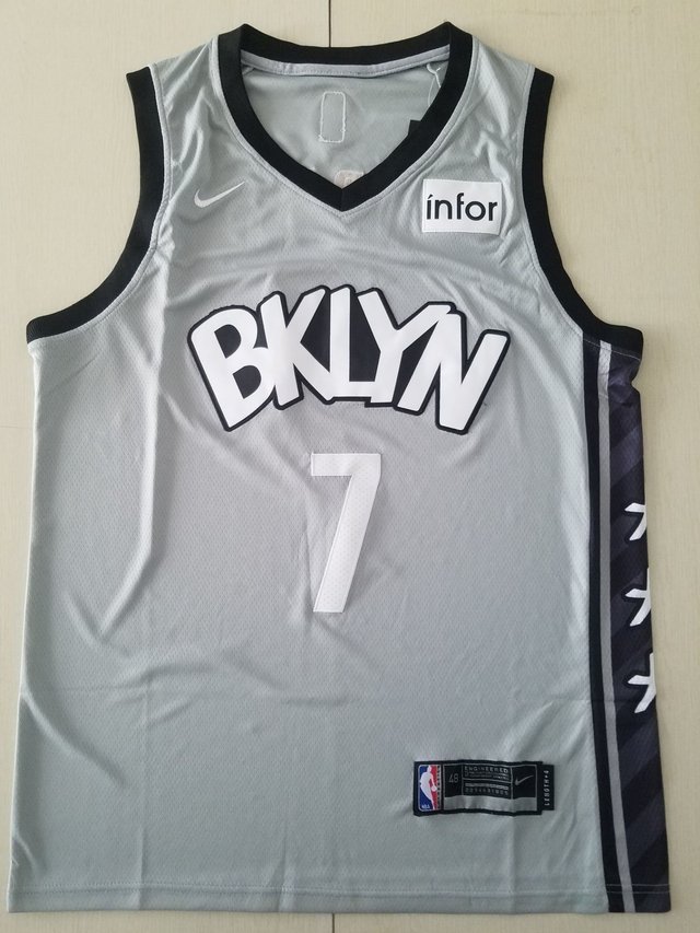Kevin Durant #7 Brooklyn Nets City Edition 2020 - Semi Bordado