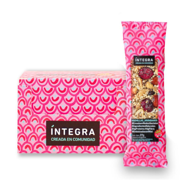 Barritas integra Semillas y arándanos - Sin tacc