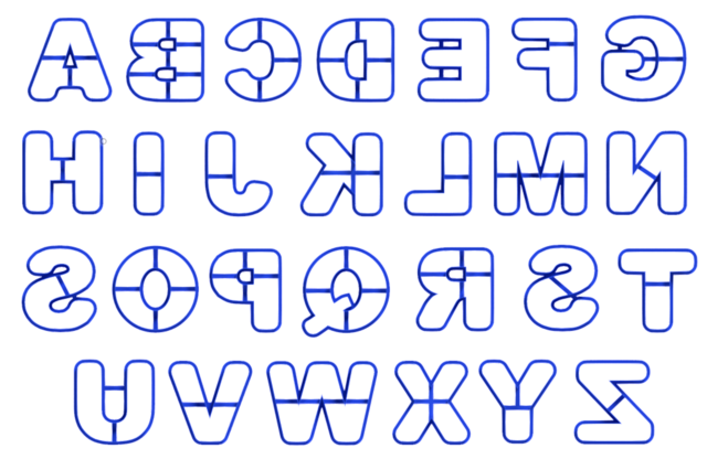 Abecedario Letras Redondas Completo 6cm - SomosCubik