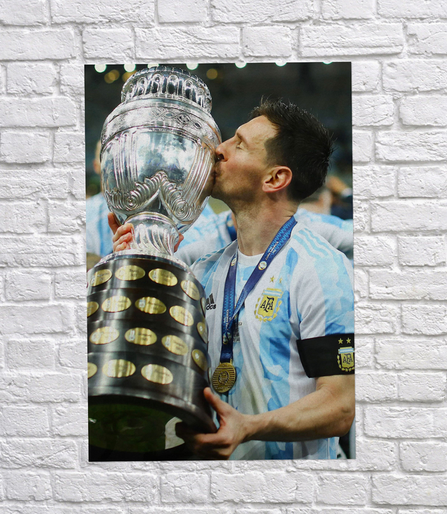 Banner Lionel Messi Copa America 2021 · 120x80 cms