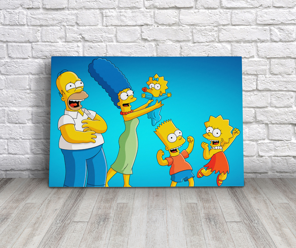 Cuadro Los Simpson · Canvas con Bastidor 60x40 cm