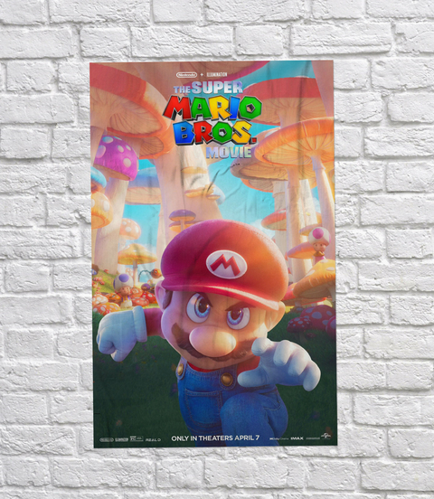 Banner Super Mario Bros 2023 · 120x80 cms - FanPosters