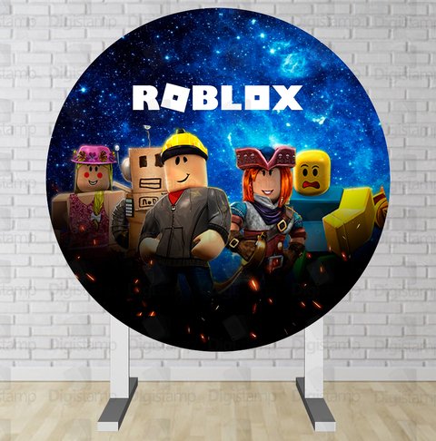 Painel Redondo Sublimado Roblox PNR840
