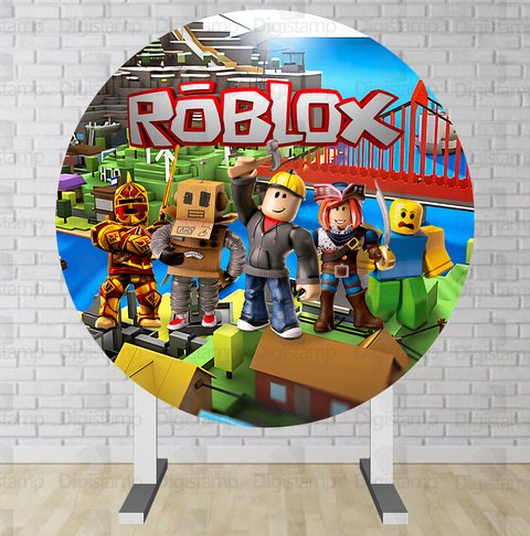 Painel Redondo Sublimado Roblox PNR845