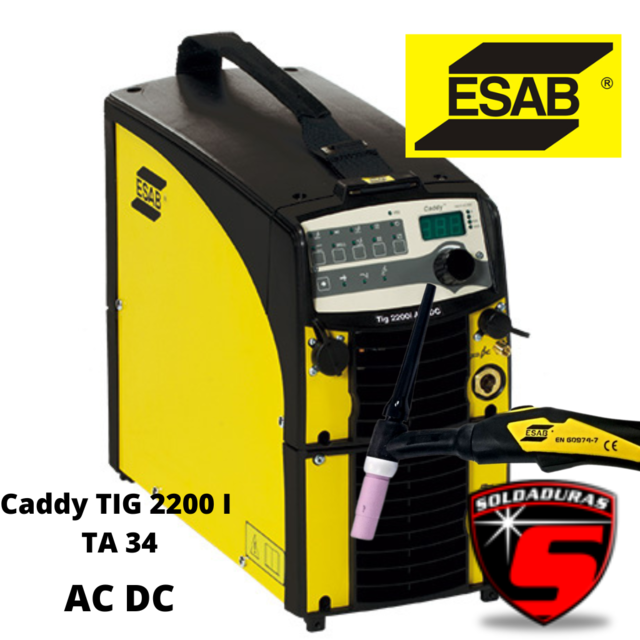 EQUIPO SOLDADURA CADDY TIG 2200I AC DC - soldaduras