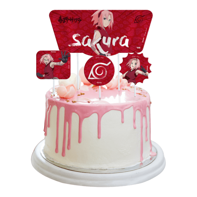 TOPPER PARA BOLO SAKURA - Comprar em Loja Festejando