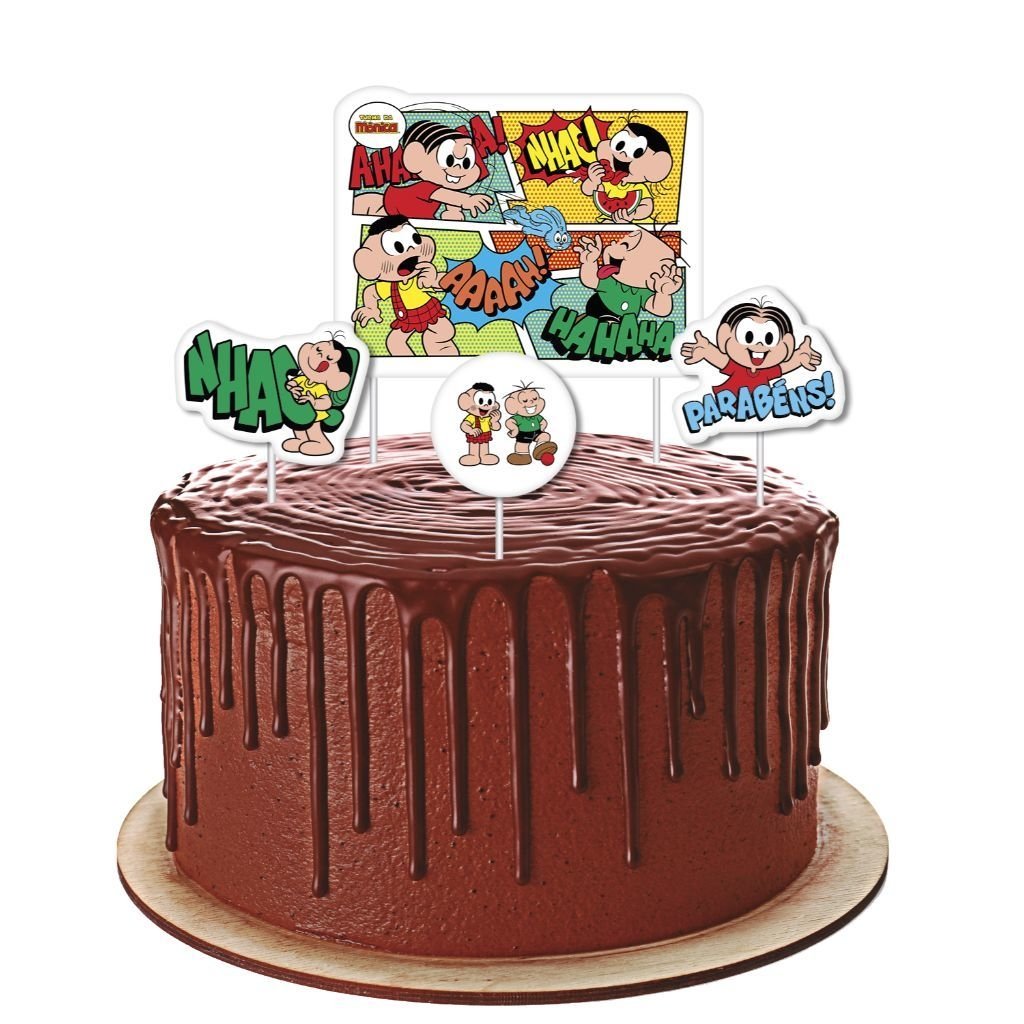 TOPPER BOLO TURMA DA MÔNICA - Loja Festejando