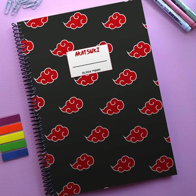 Cuaderno A4 "Akatsuki" - Comprar en Black Moon