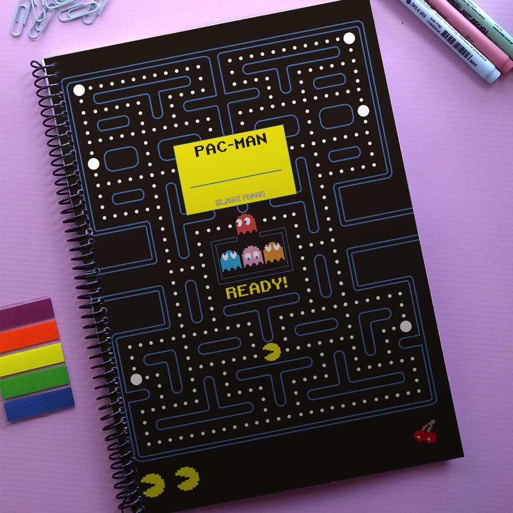 Cuaderno A4 "Pac-Man" - Comprar en Black Moon