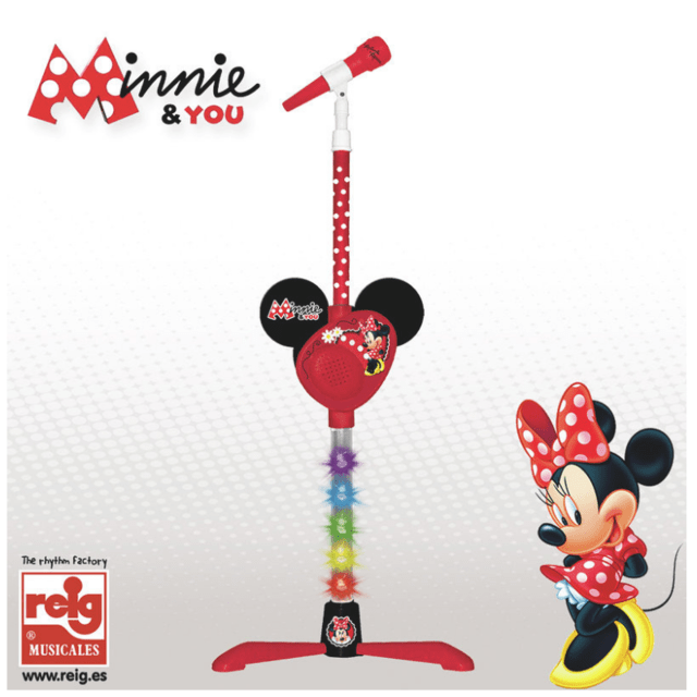 Microfono con Pie Minnie - Comprar en JUGUETERIA BAMBI