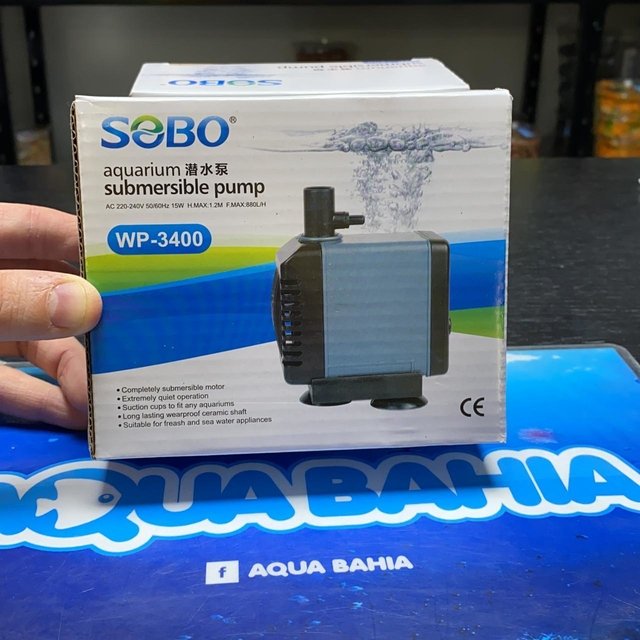 Bomba 880 l/h 1,2 metros Sobo WP-3400 - Aqua Bahia