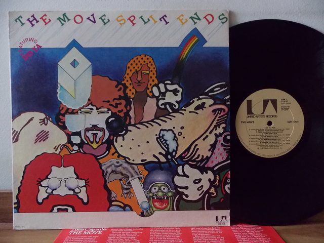 LP THE MOVE - SPLIT ENDS - 1972 - C/ ENCARTE - 1ª EDIÇÃO - MADE IN USA