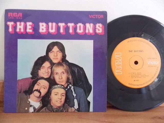 COMPACTO DUPLO - THE BUTTONS - C'MON JESUS - 1971 - AUTOGRAFADO