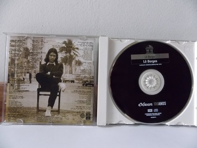 CD LÔ BORGES - 1972/2002 - REMASTER - ODEON 100 ANOS