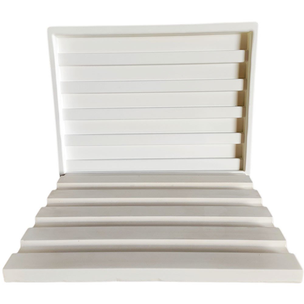 Forma Molde Gesso 3D Ripado 55x40cm em ABS Virgem Gesso E Cimenticio 3D ...