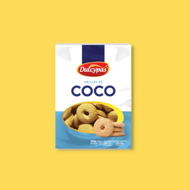 Galletitas Anillos de Coco x 350gr - Dulcypas