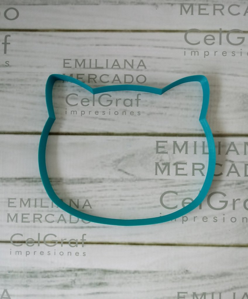 cabeza de Hello Kitty - Comprar en Flor Print