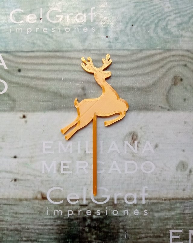 Topper Reno Perfil Dorado - Comprar en Flor Print