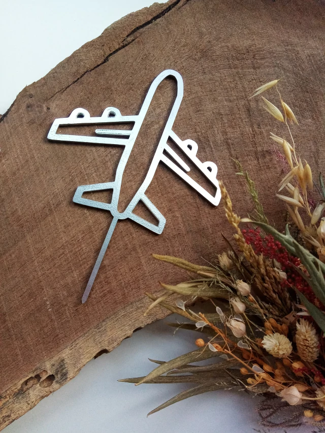 Topper Avión calado - Comprar en Flor Print