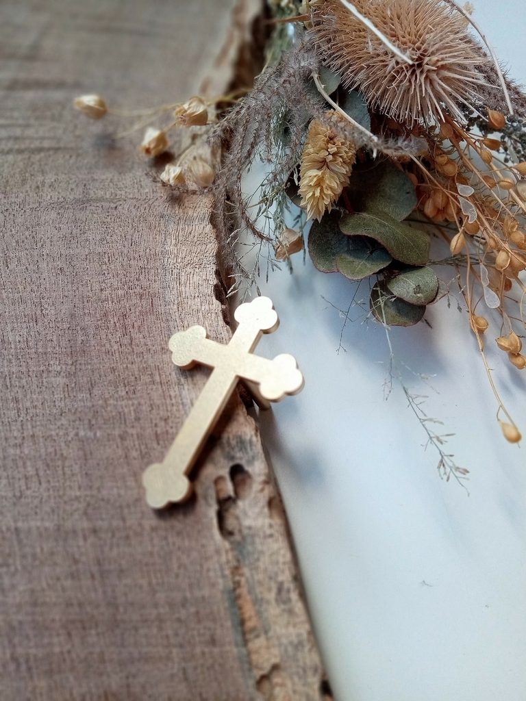 Topper Cruz Frontal Puntas redondeadas - Flor Print