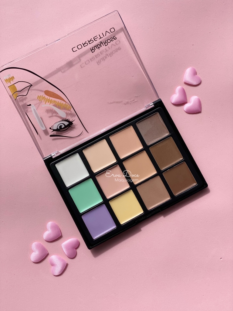 Paleta De Corretivos Cremosos 12 Cores - Ruby Rose