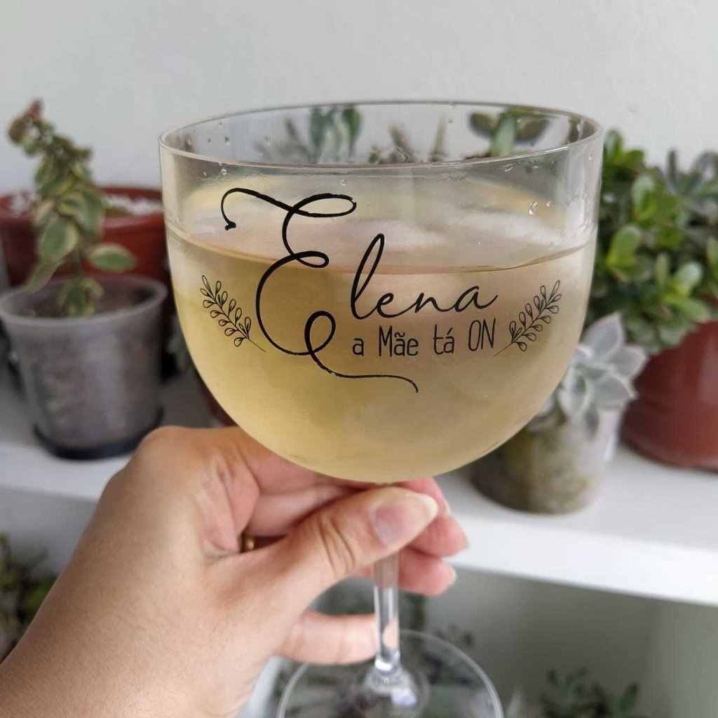 4 uni Taça PIT Gin Transparente 500 ml - copos bolha