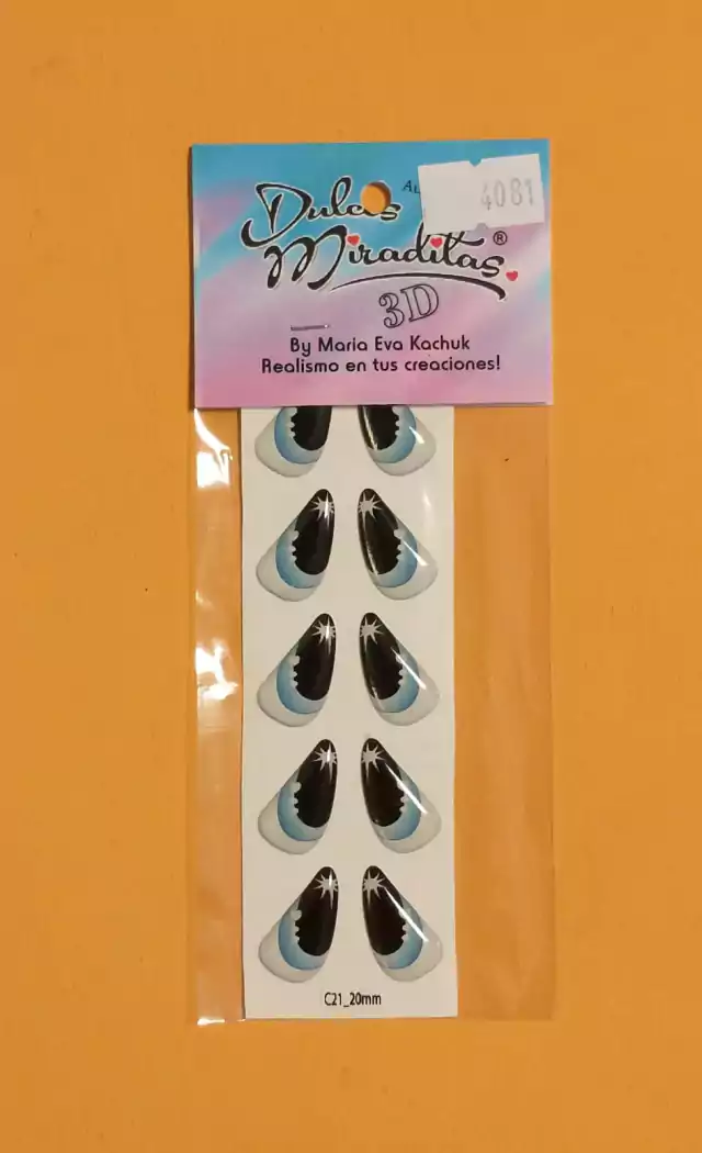 Ojitos 3d Codigo C21 20mm T A Tienda De Insumos