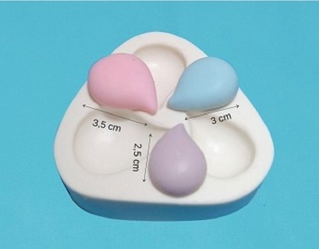 MOLDE DE SILICONE MINI GOTAS