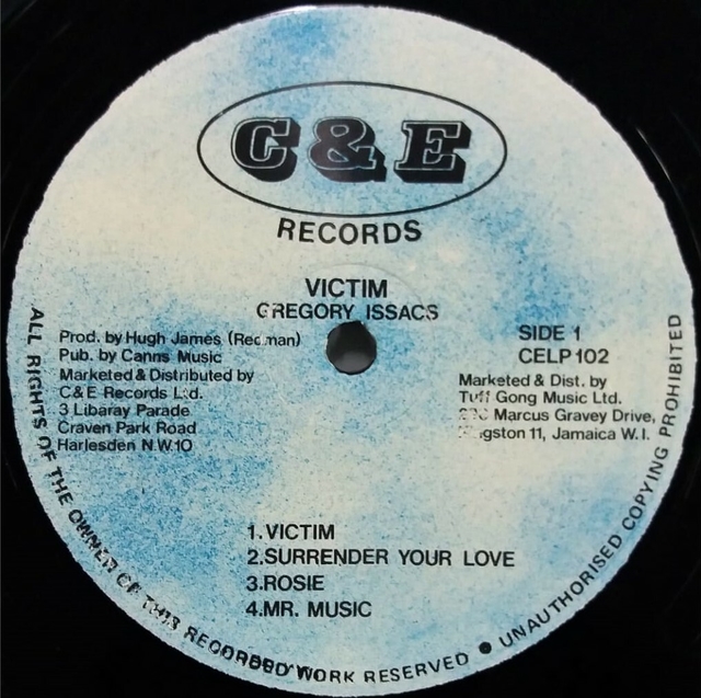 LP Gregory Isaacs - Victim