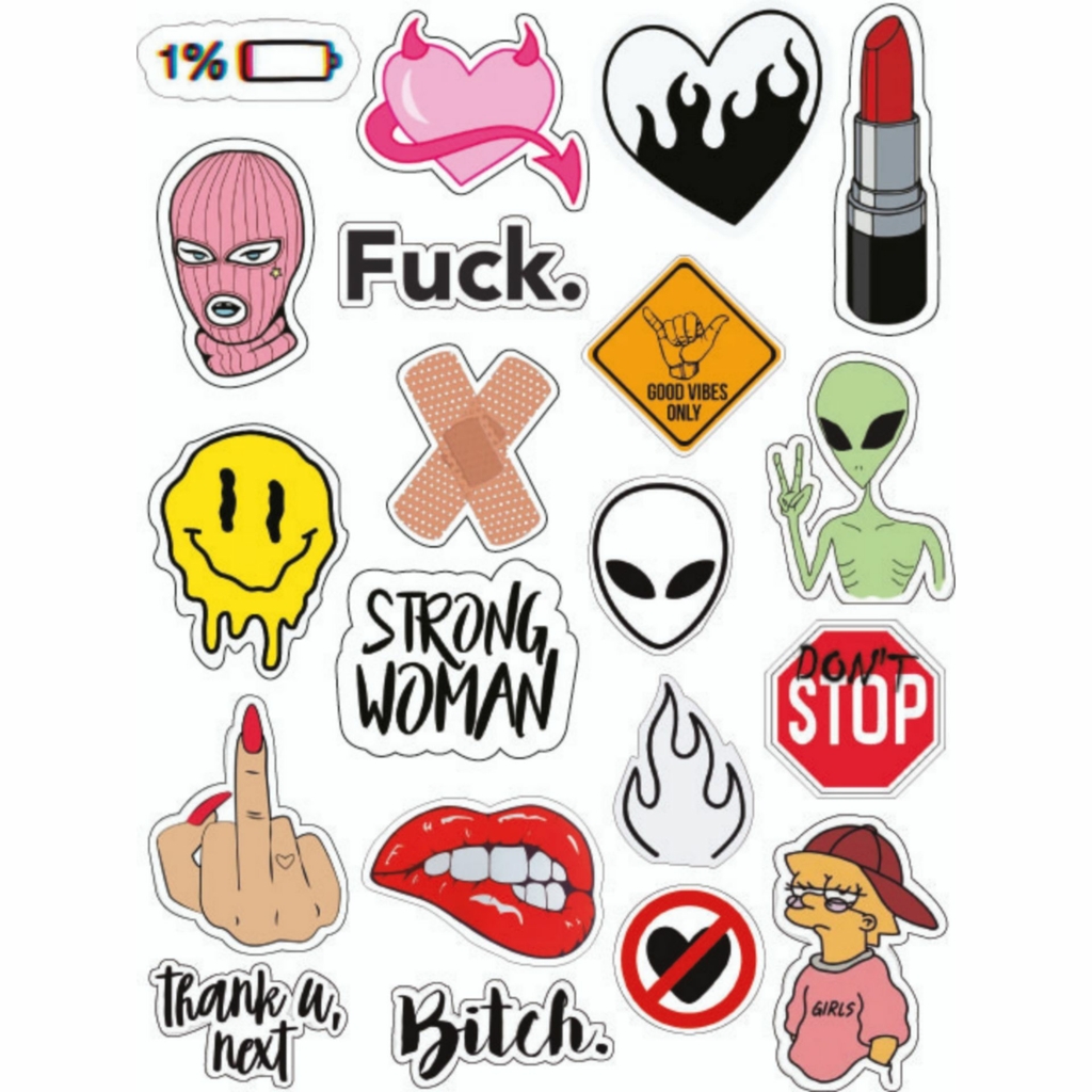 STICKERS WATERPROOF - DON'T STOP - Comprar en KIME DECO