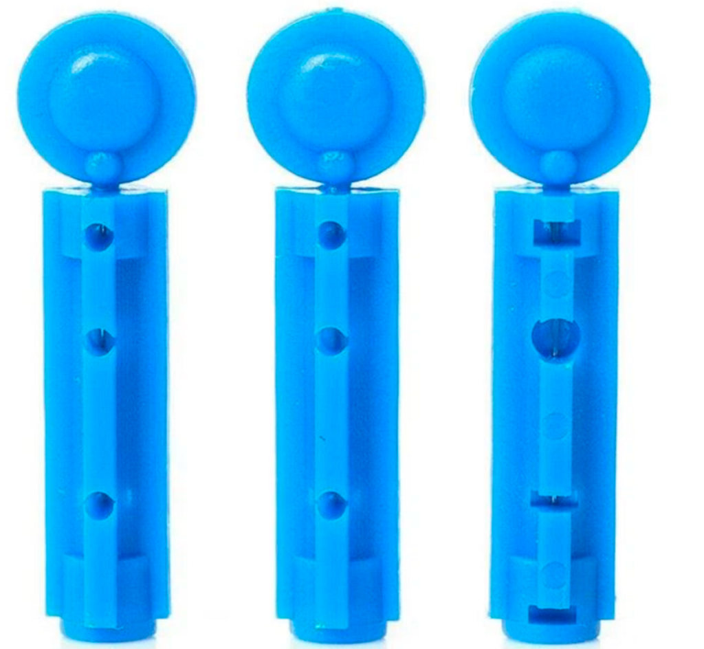 Lancetas de Sangre Pharmacare Plasticas Para Disparador - Caja x 200