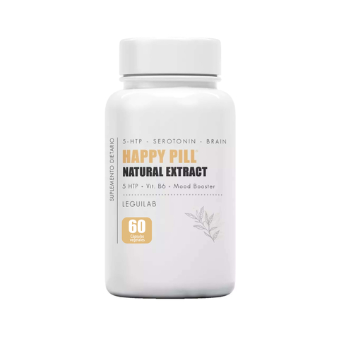 Happy Pill 5-hidroxitriptofano y Vitamina B6 x60 cápsulas