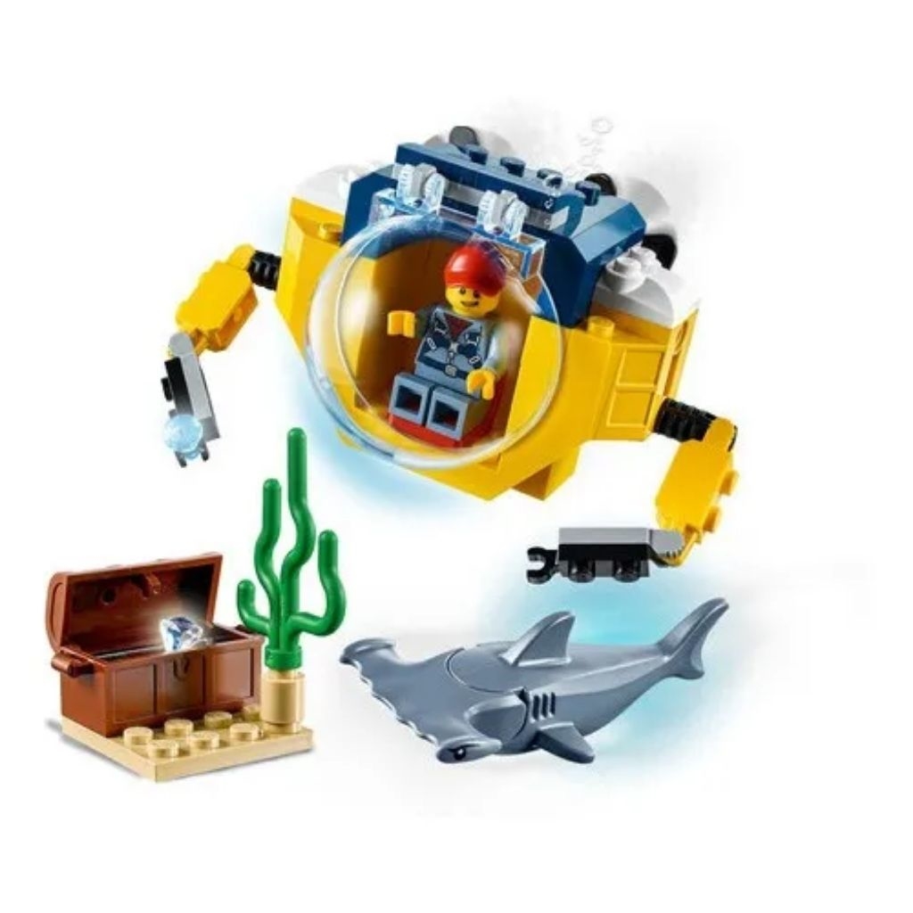 Lego Mini-submarino Oceânico - 60263 | Bimbinhos Brinquedos