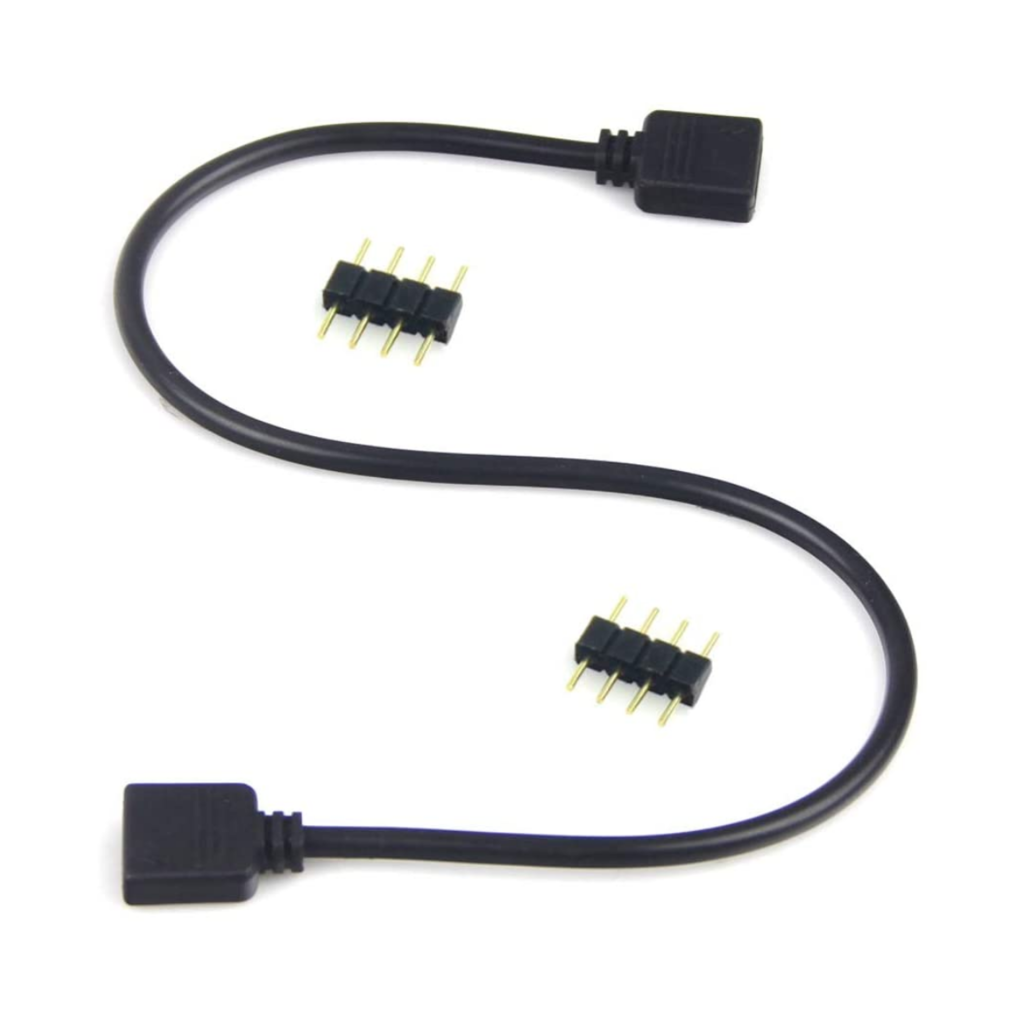 Cable Extensor 4 Pin 30 Cm Conector Tira Led Rgb 4 Pines