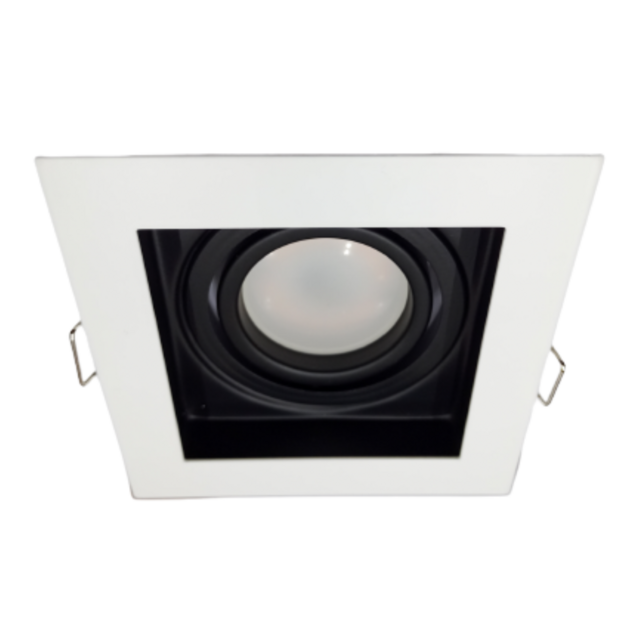 Spot Embutir Cuadrado 100X100mm para Lampara Dicroica