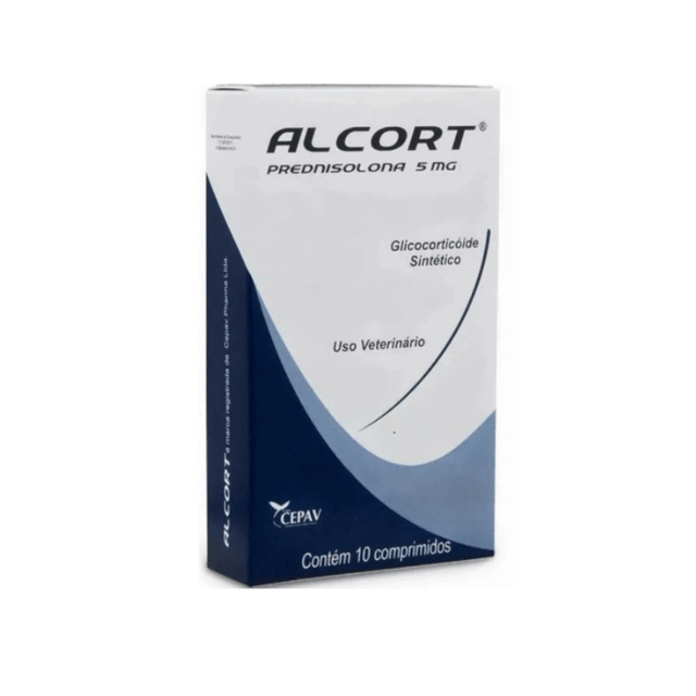 Anti-Inflamatório Cepav Alcort 5 mg para Cães - 10 comprimidos