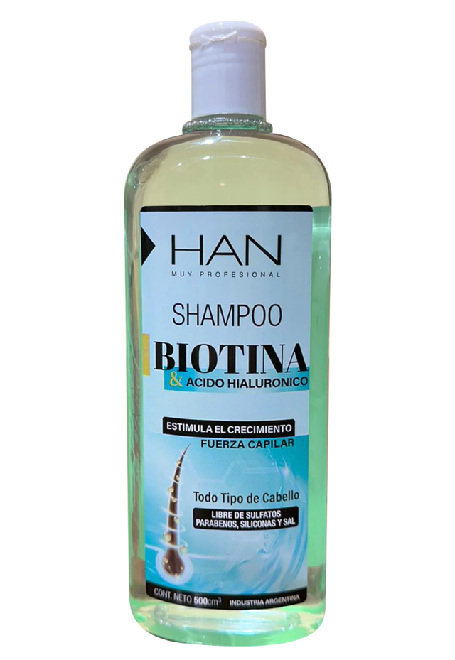 Shampoo Biotina Han x 500ml - Guapa Perfumeria