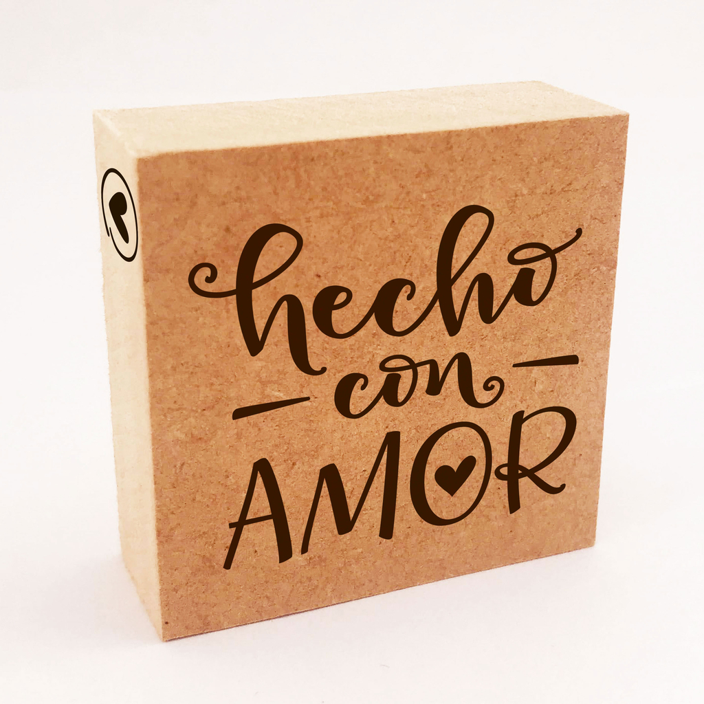 Hecho con Amor Lettering - MOCA Sellos de Diseño