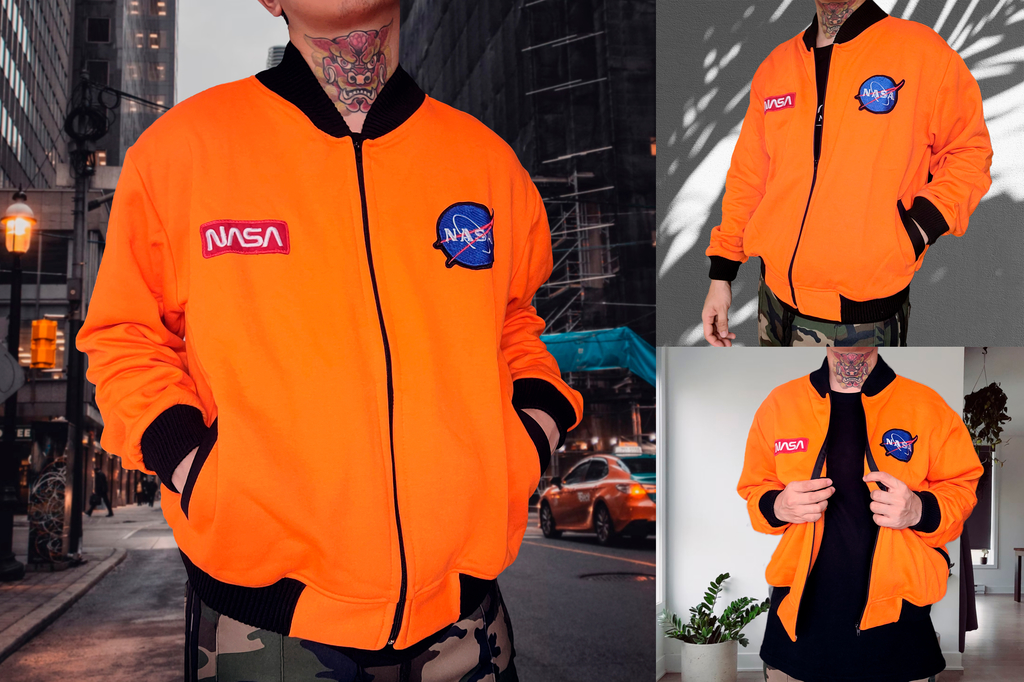 Moletom Nasa Jaqueta Bomber Blusa Frio Adulto Infantil