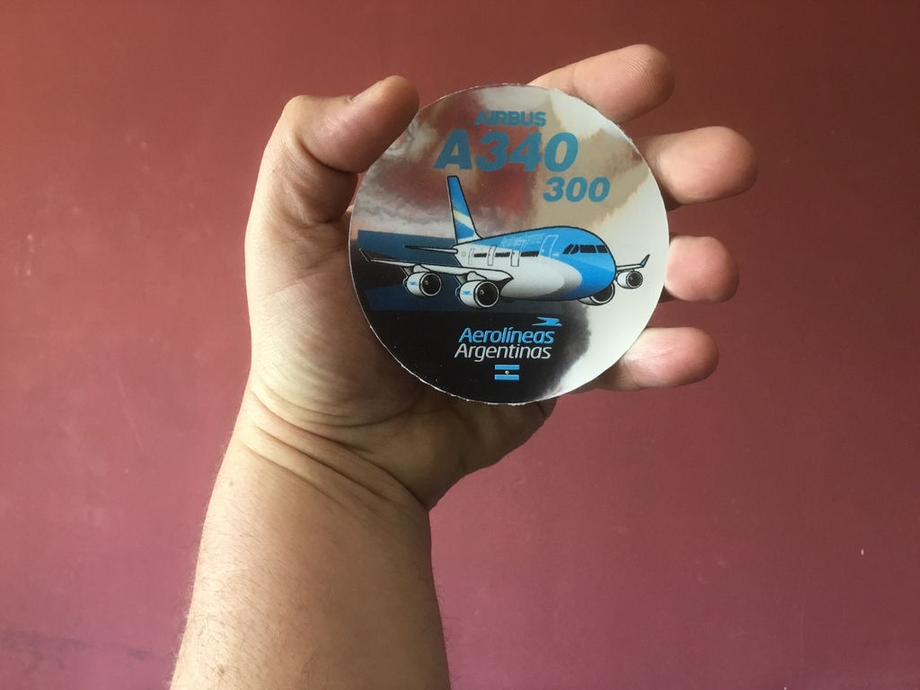 STICKER AEROLINEAS AIRBUS A340-300