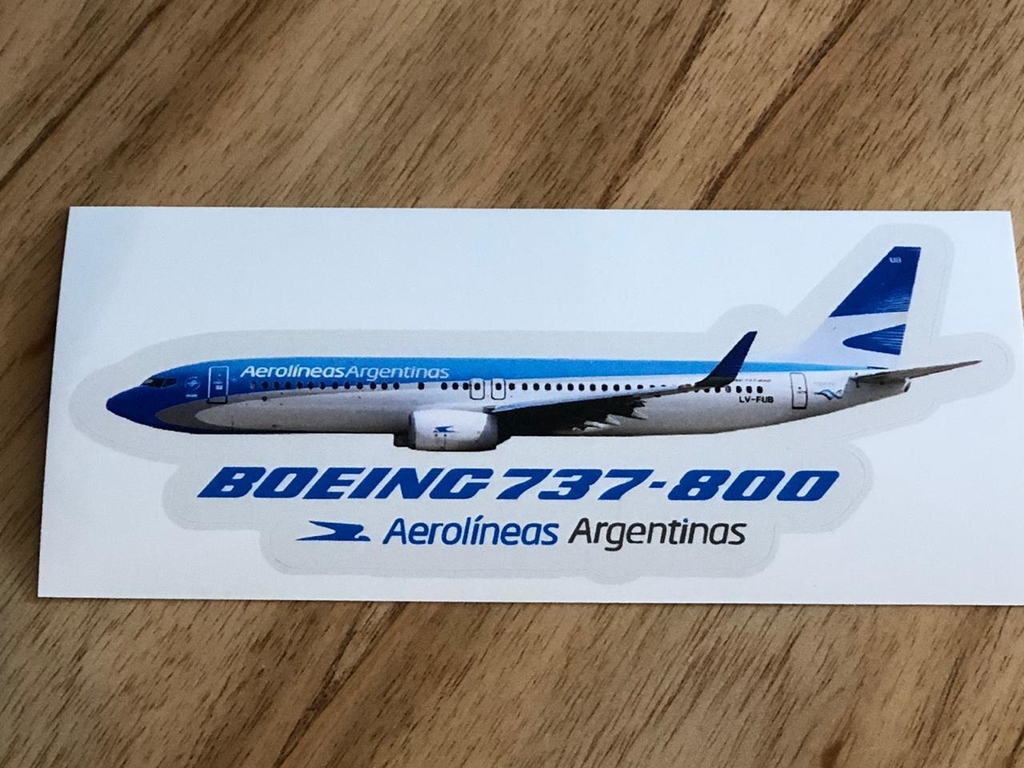 STICKER BOEING 737-800 AR - Air Tango Hobbie Shop